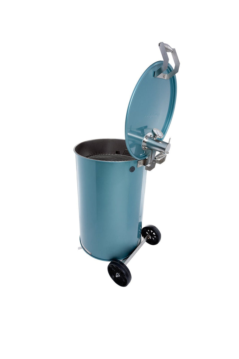 Hunsaker 55 Drum Smoker AMC Metallic Blue Special Edition – Hunsaker ...