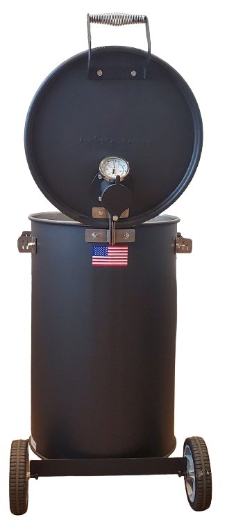 Hunsaker Vortex Smokers. 55 & 30 gallon drum smokers