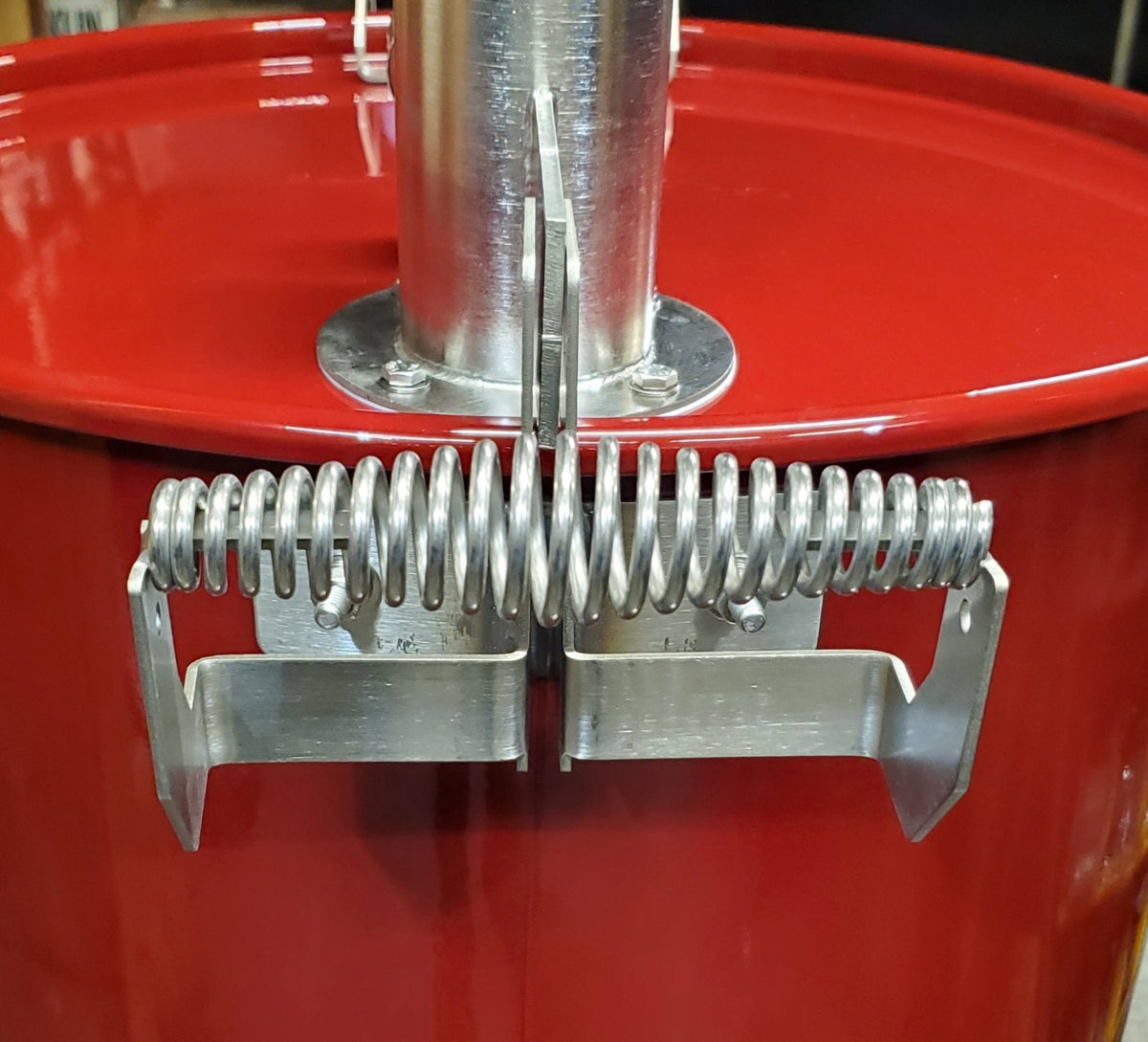 Stainless Steel Rear Handle for Hunsaker 55 Gallon Drum Smoker ...
